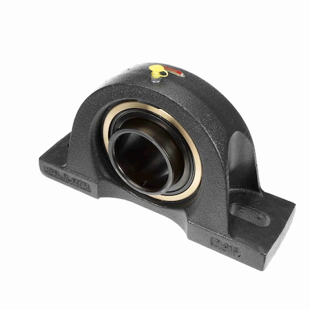 Sealmaster Mounted Cast Iron Two Bolt Pillow Block Ball Bearing, EMP-55 EMP-55 | Zoro